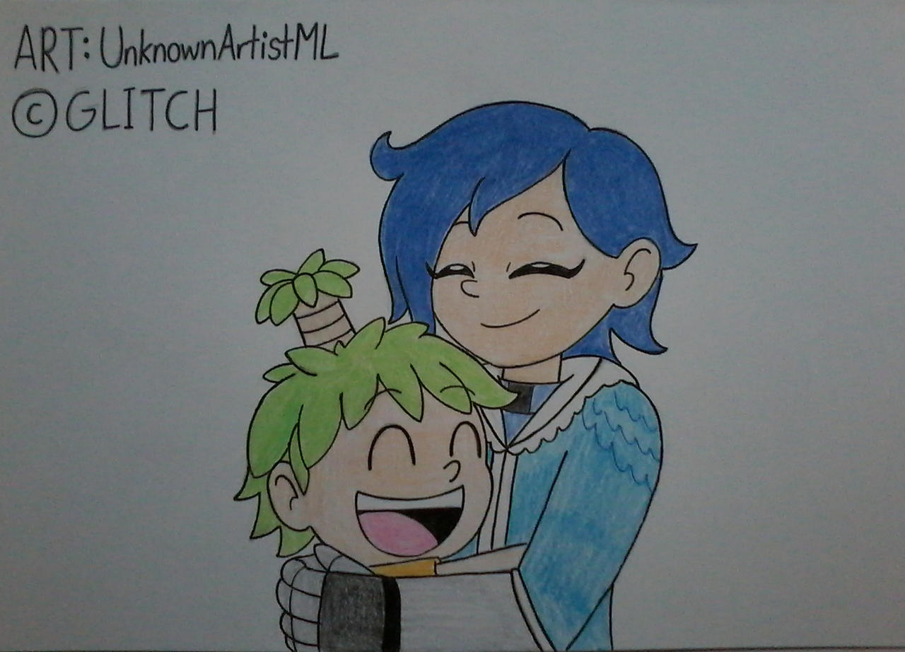 Tari hugs Theo by UnknownArtistML on DeviantArt Tari hugs Theo by UnknownArtistML on DeviantArt