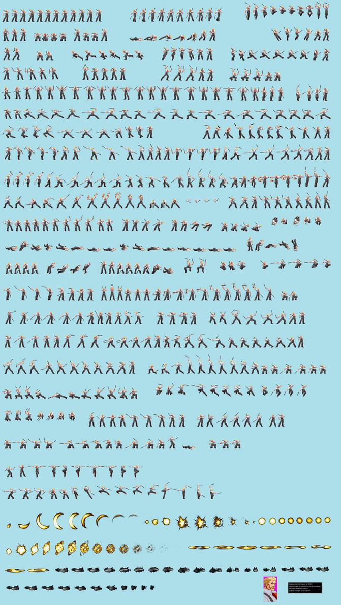 Eagle Capcom Vs Snk 2 Sprite Sheet By Siil3ntj On Deviantart