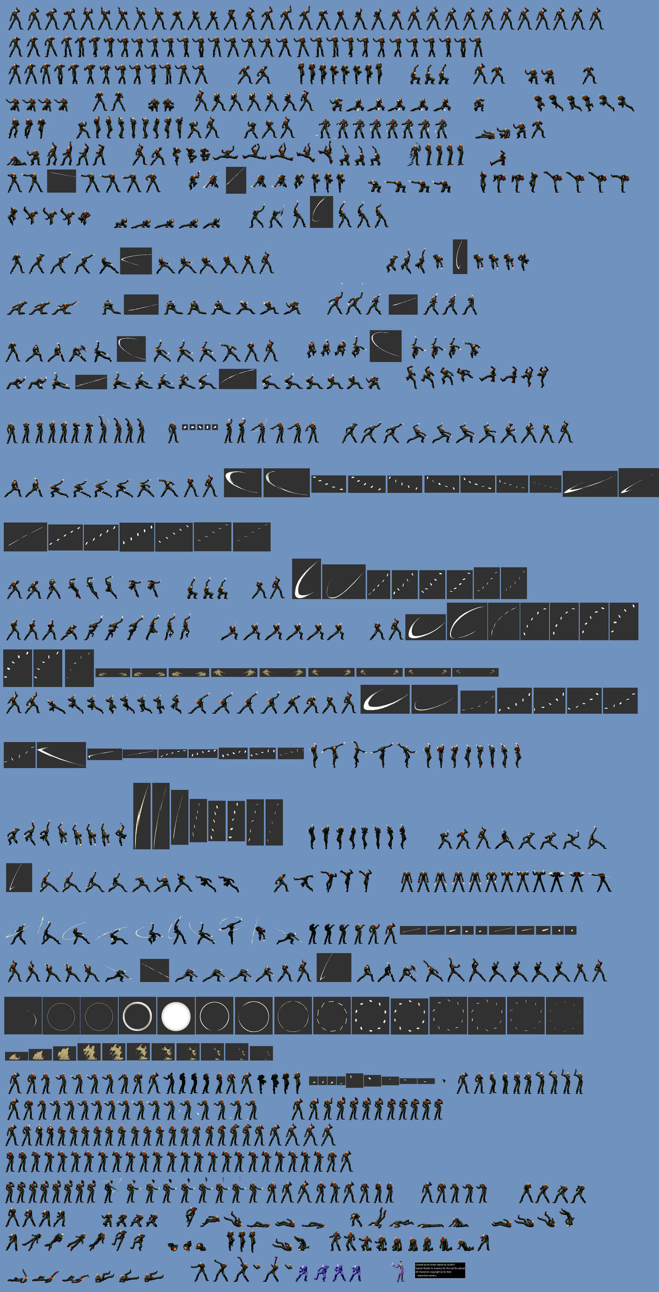 Oswald Kof 11 Sprite Sheet By Siil3ntj On Deviantart