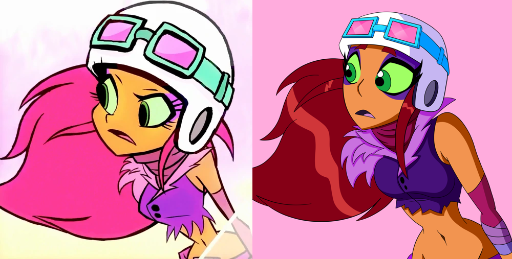 Starfire Comparison 3 By Spsl On Deviantart