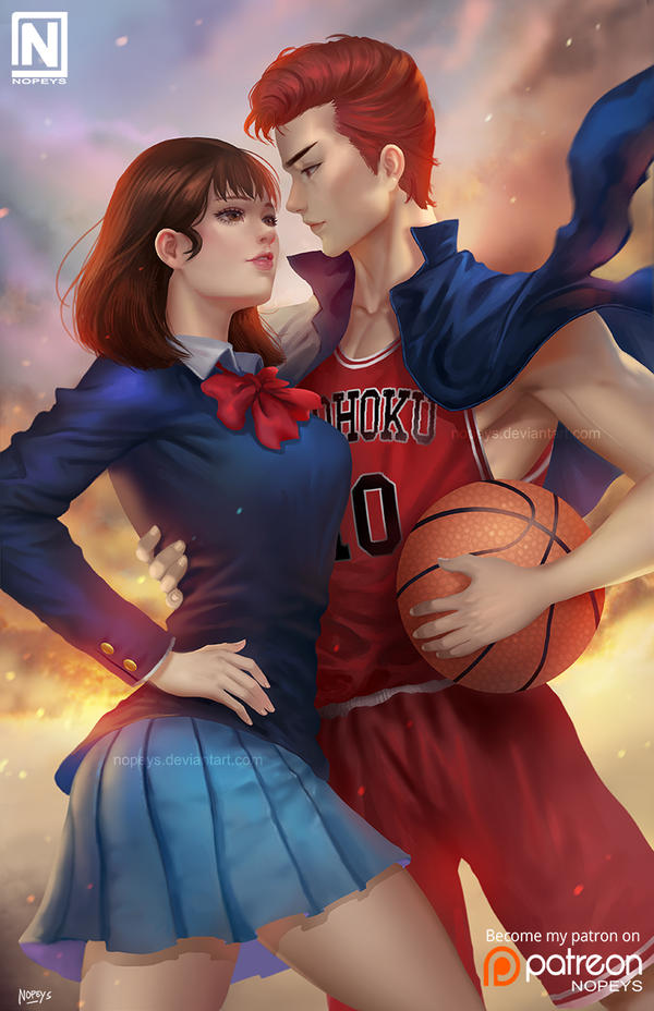 Haruko X Sakuragi By Nopeys On Deviantart