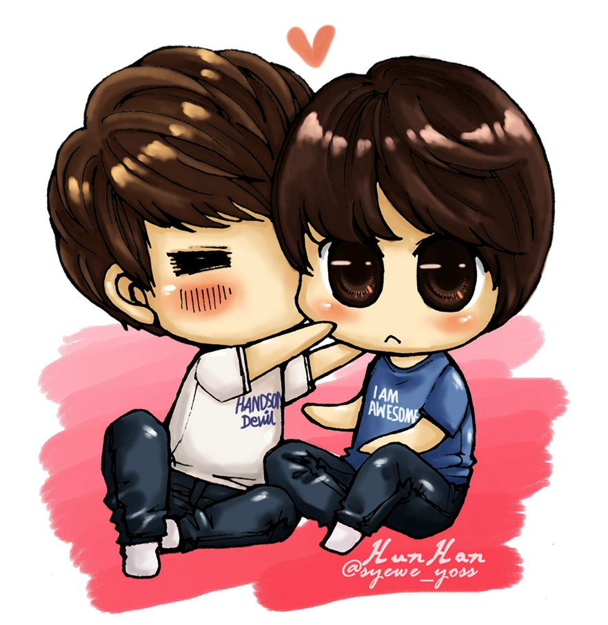 Exo Hunhan Chibi Png By K Popx3 On Deviantart