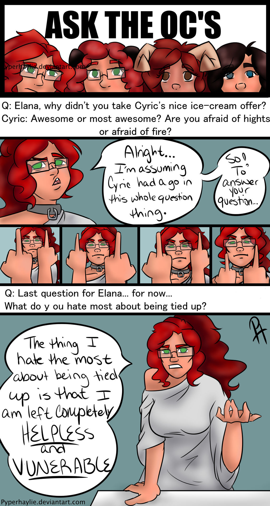 Ocs Answer 3 By Pyperhaylie On Deviantart