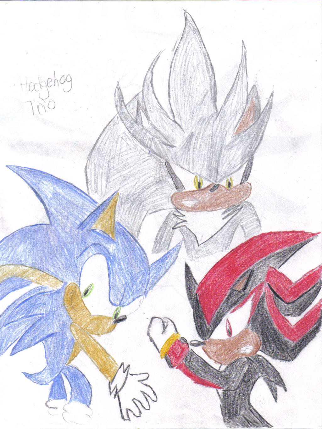 sonic and nucles by reggiebullock on DeviantArt