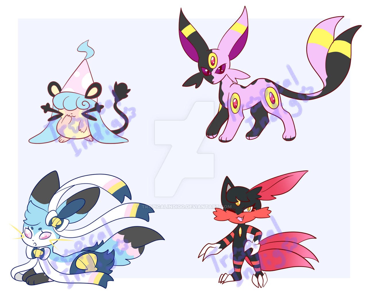Pokemon Fusion Adopts 56 Closed By Tropicalindigo On Deviantart