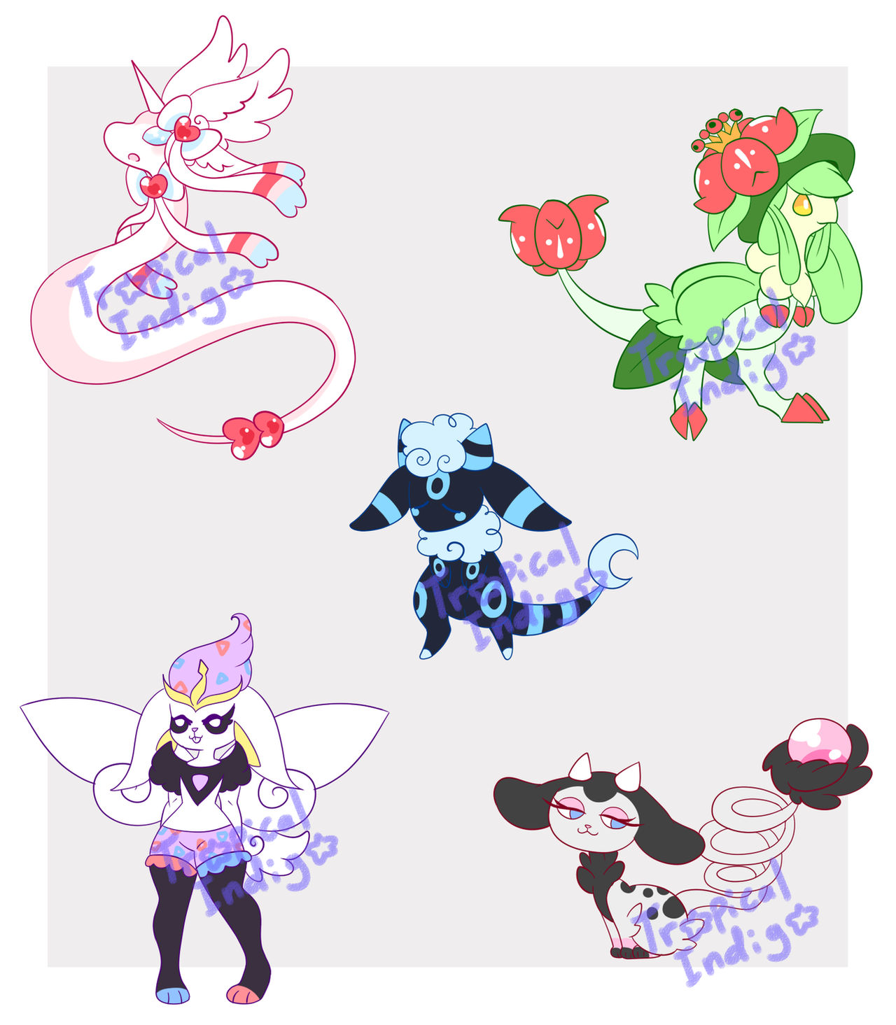 Pokemon Fusion Adopts 72 Closed By Tropicalindigo On Deviantart