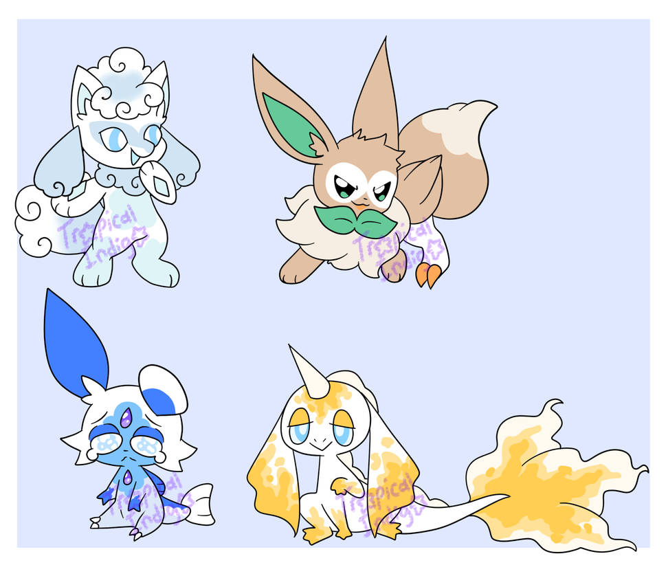 Pokemon Fusion Adopts 171 Closed By Tropicalindigo On Deviantart