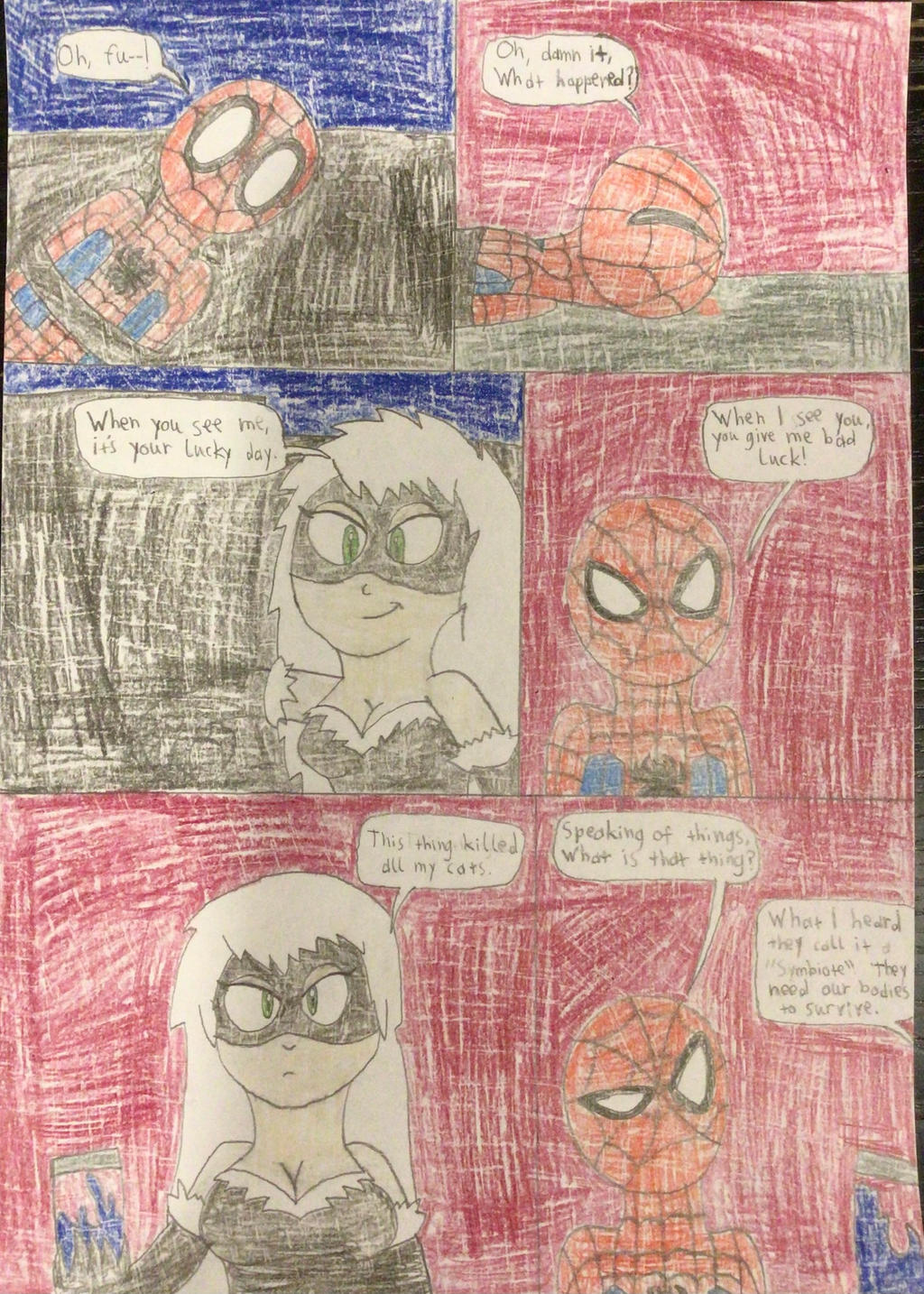 Spider Man Vs Venom Page 4 Redraw By Hritz123 On Deviantart