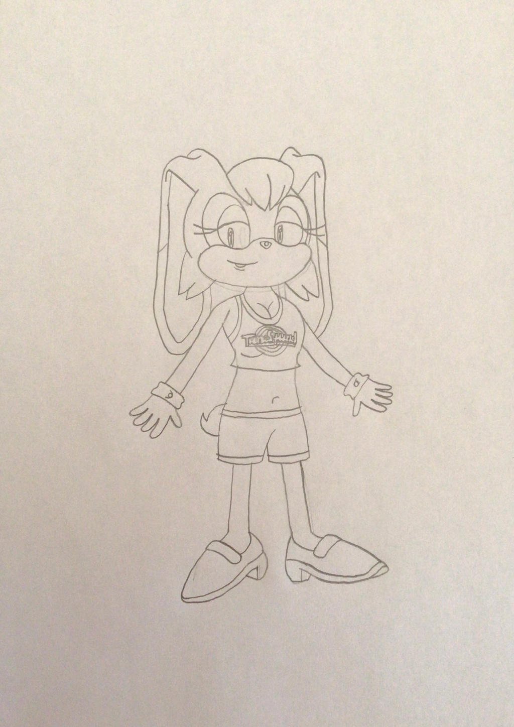 Vanilla In Lola Bunnys Basketball Uniform By Hritz123 On Deviantart