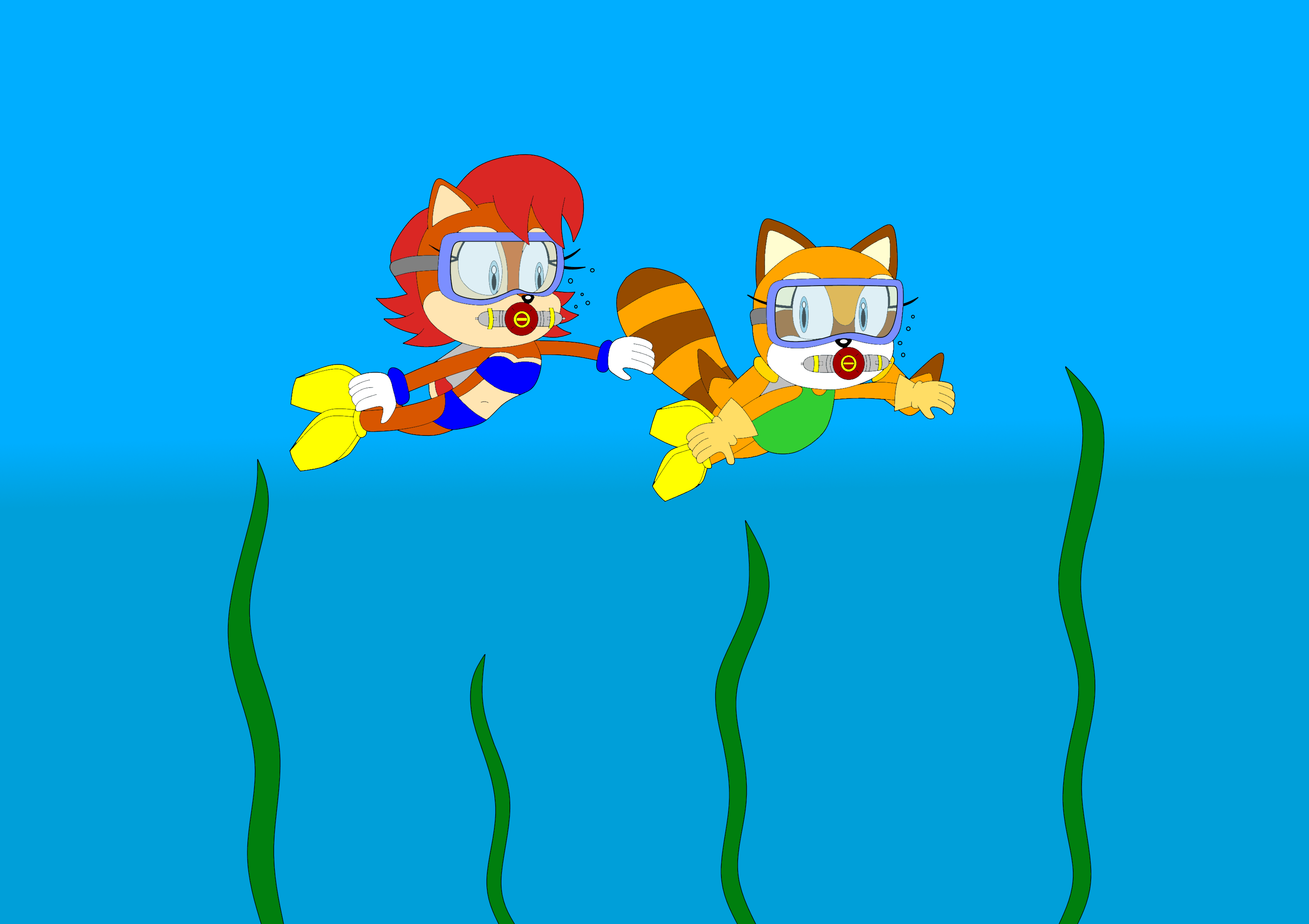 Sally And Marine Underwater By Hritz123 On Deviantart
