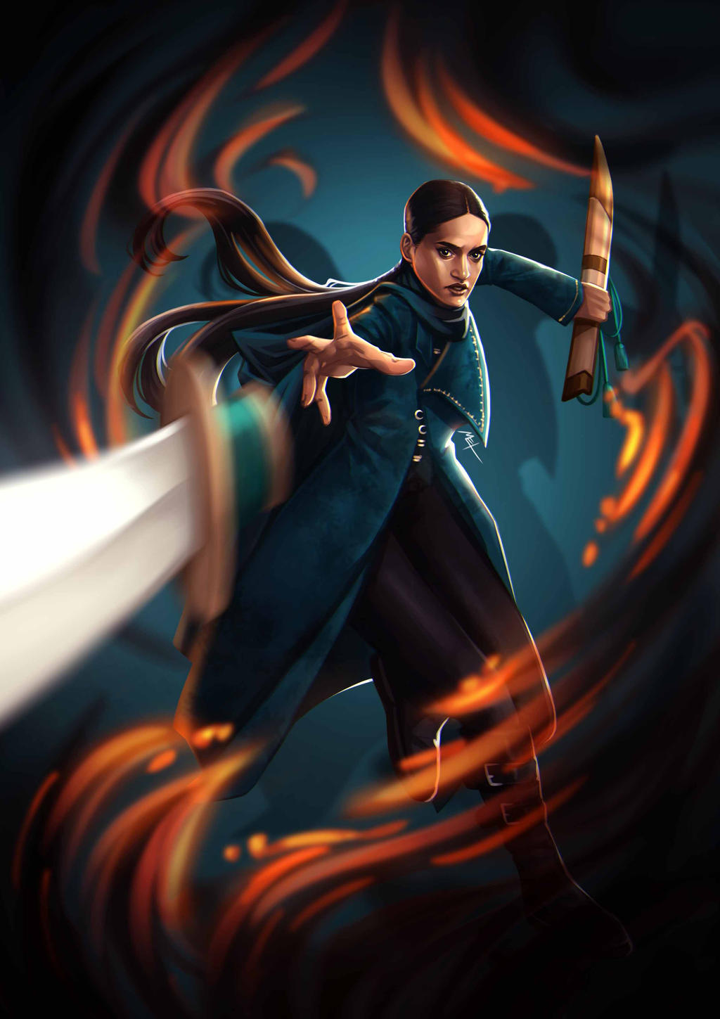 Inej Ghafa Shadow And Bone By Mel169 On Deviantart