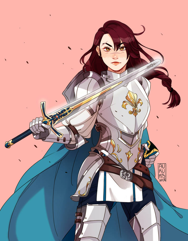 Paladin Girl By Aurumis On Deviantart