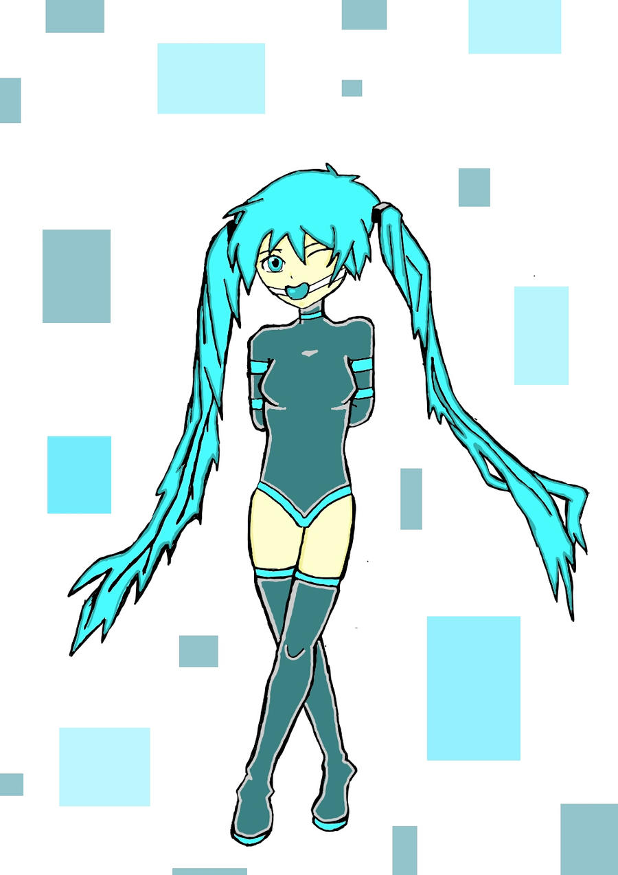 Hatsune Miku Bondage Damsel By Emilio6 On Deviantart