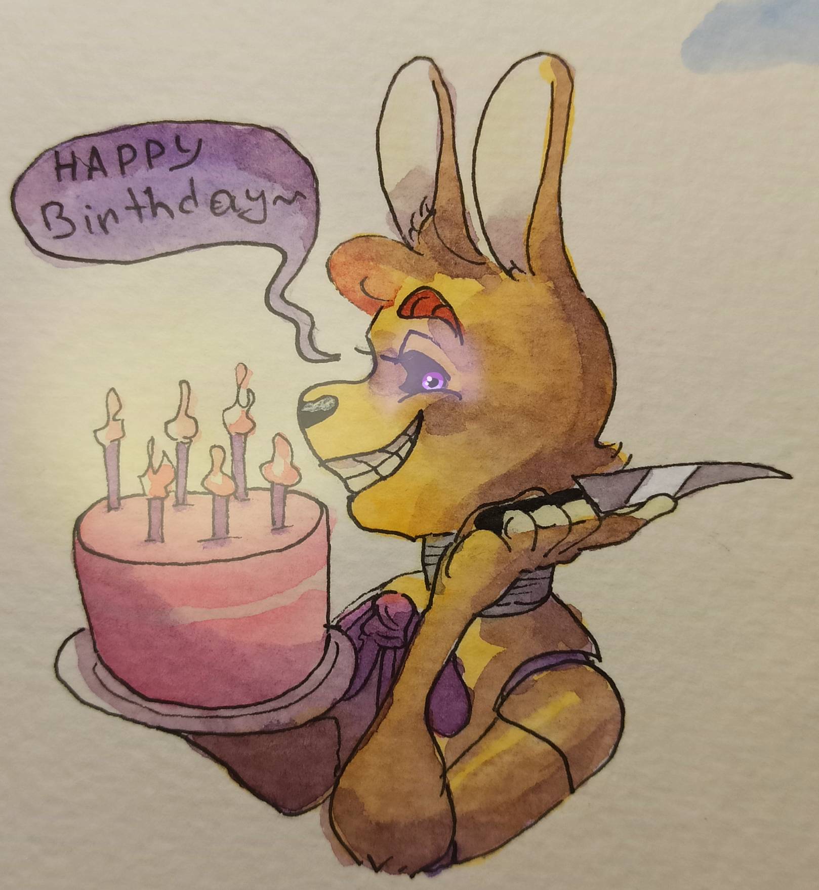 Purple Guy In Spring Bonnie Costume By Yabunishka On Deviantart