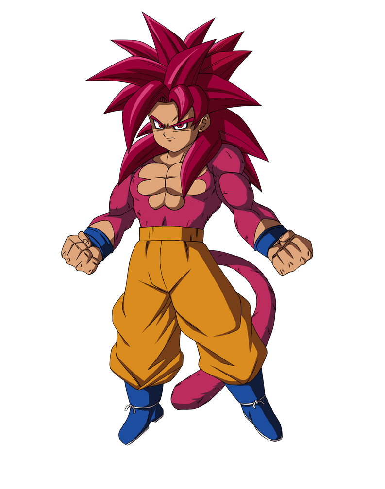 Goku Ssj4 Daima Render By Strangermen On Deviantart