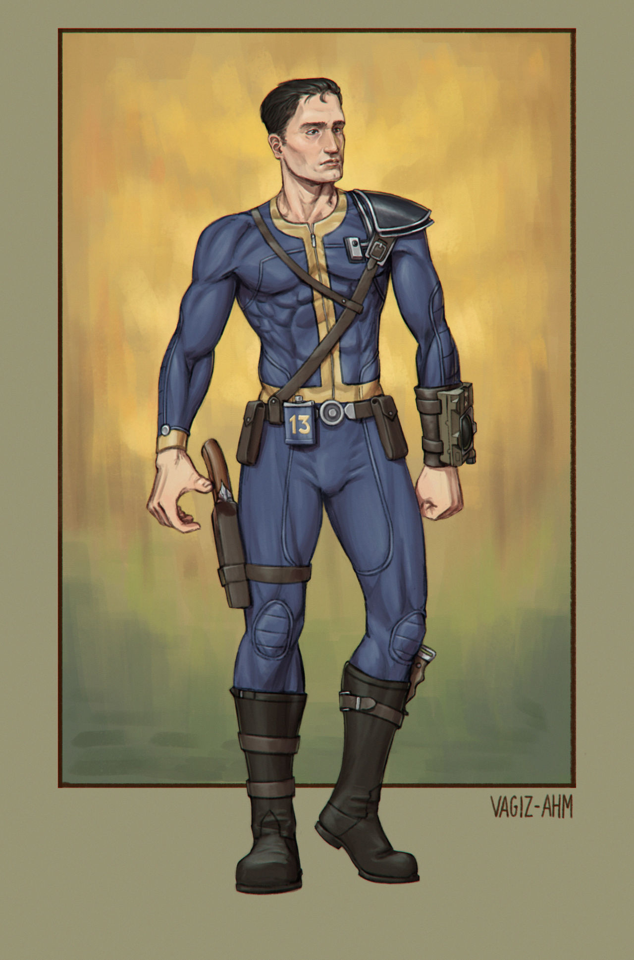 Commision Vault Dweller Concept By Vagiz Ahm On Deviantart