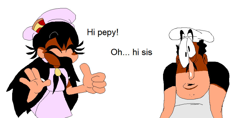 Peppino And His Sister Peppina Ramen By Gyuruyeryu On Deviantart