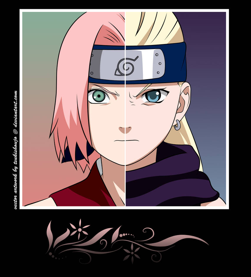 Sakura Vs Ino By Tsukishoujo On Deviantart