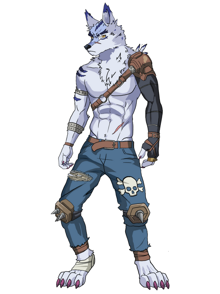 Old Weregarurumon By Donnyroymon On Deviantart