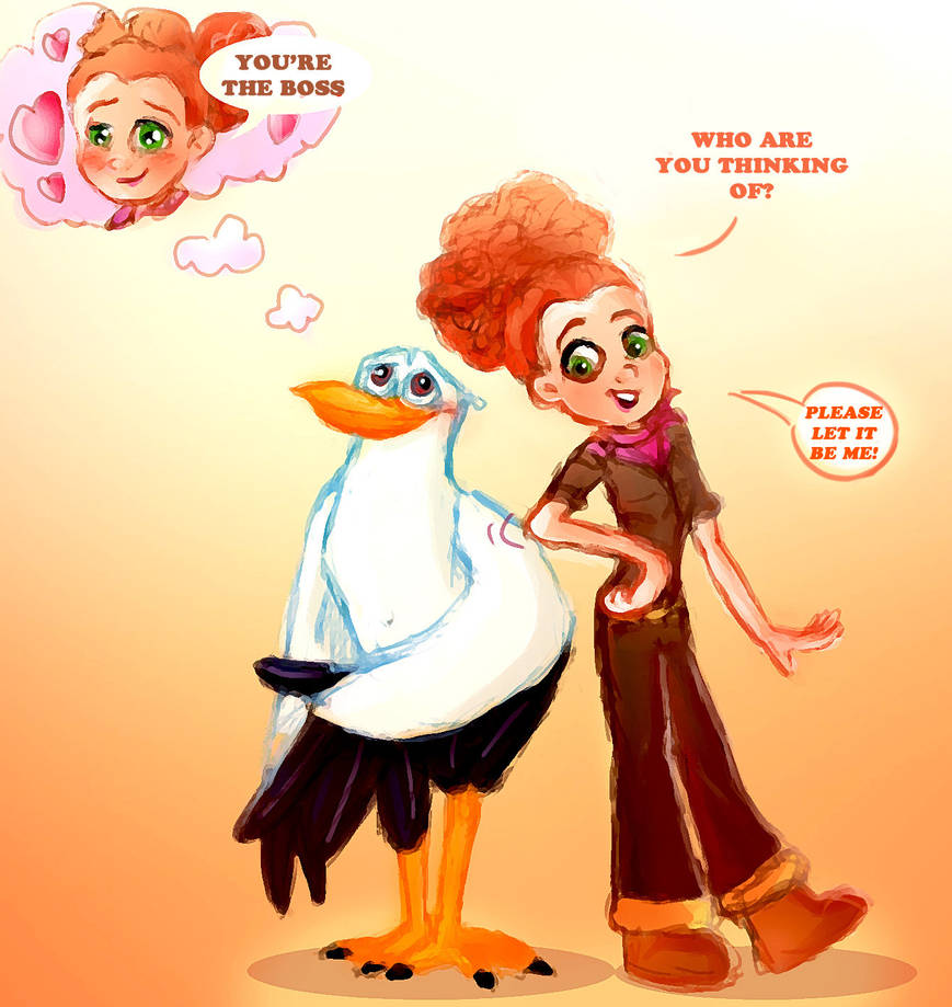 Silly Storks Fanart Doodle By Loveless Nights On Deviantart