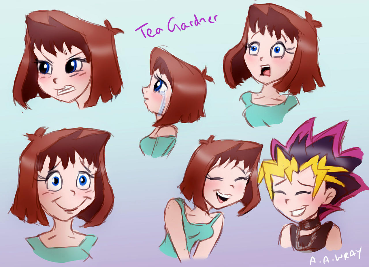 Tea Gardner Yugi Oh Fan Art Sketches By Loveless Nights On Deviantart