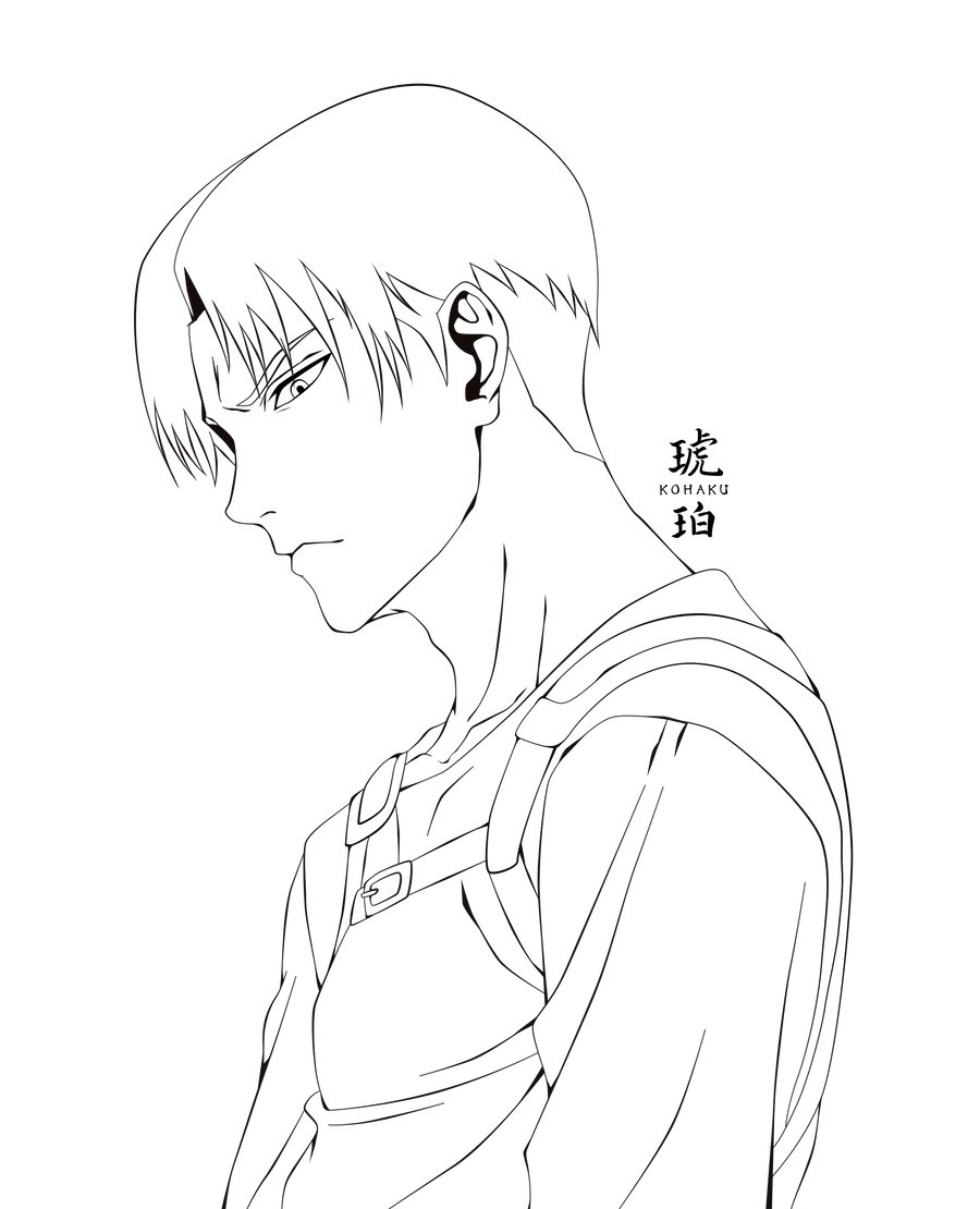 Levi Ackermann Lineart by DriemDay on DeviantArt Levi Ackermann Lineart by DriemDay on DeviantArt