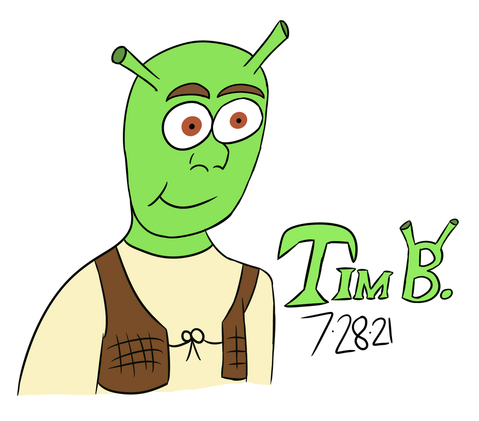 My First Attempt At Drawing Shrek By Miapnesbitt78 On Deviantart