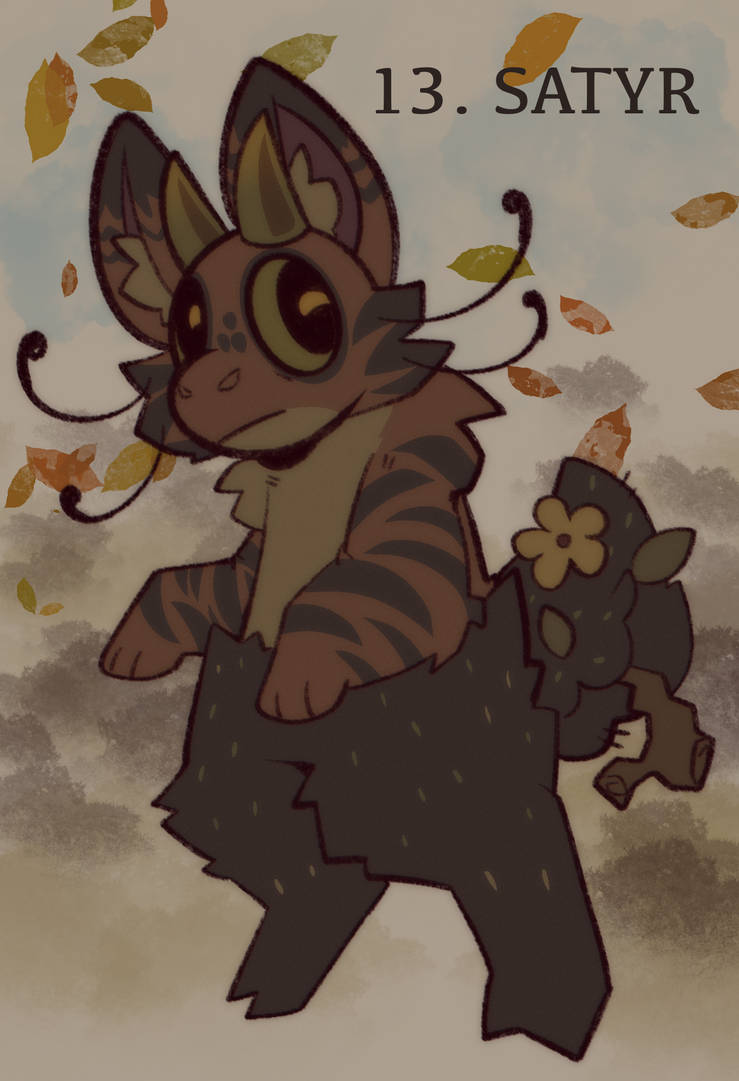 Satyr Adopt Monstertober 13 By Likoy On Deviantart