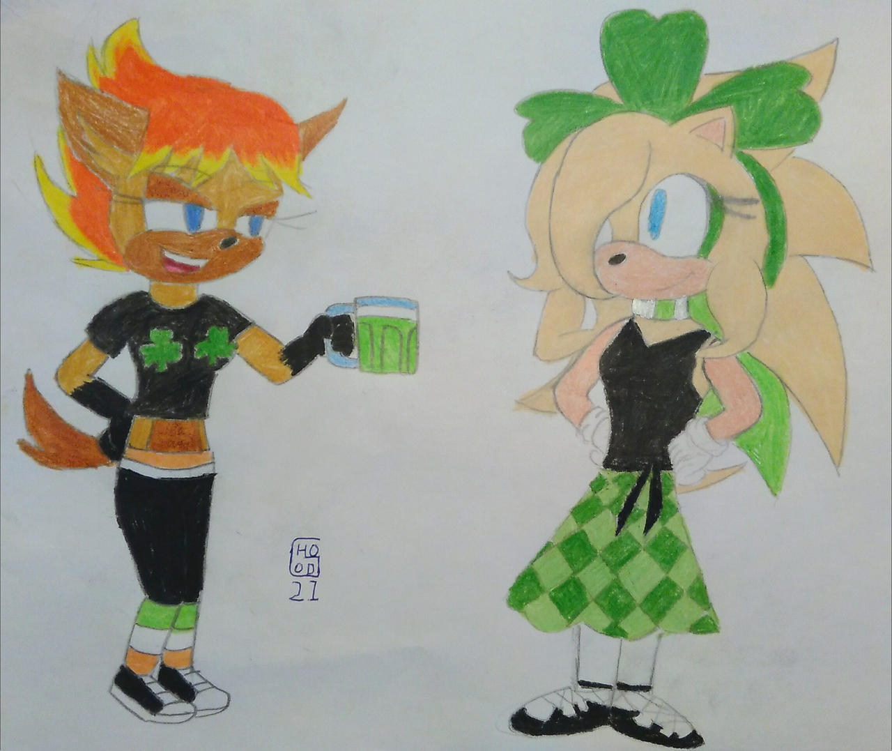 St Patricks Day Ri And Arii By Greenhood Station On Deviantart