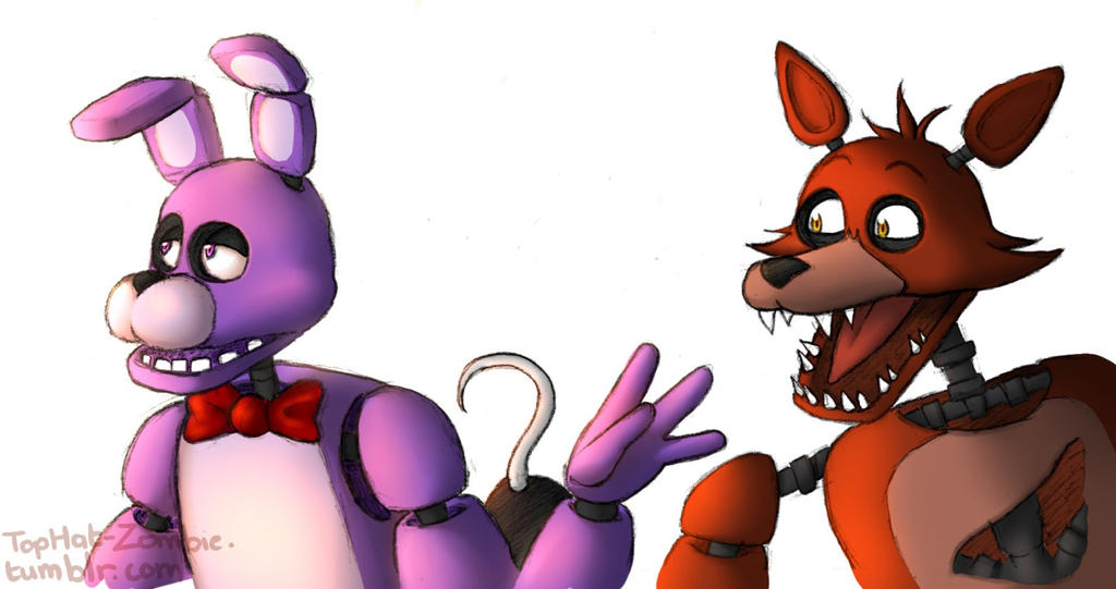 Bonnie And Foxy By Daddyedy On Deviantart