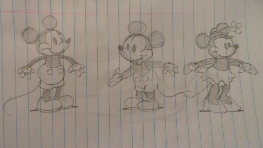 Mickey And Minnie 1928 By Joaoppereiraus On Deviantart