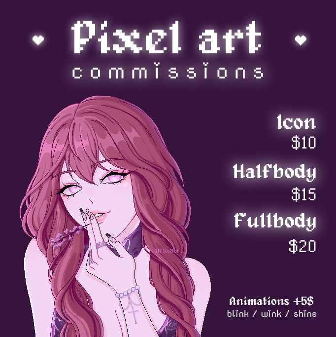 (OPEN) Pixel art commissions !! by AliKokoro on DeviantArt (OPEN) Pixel art commissions !! by AliKokoro on DeviantArt