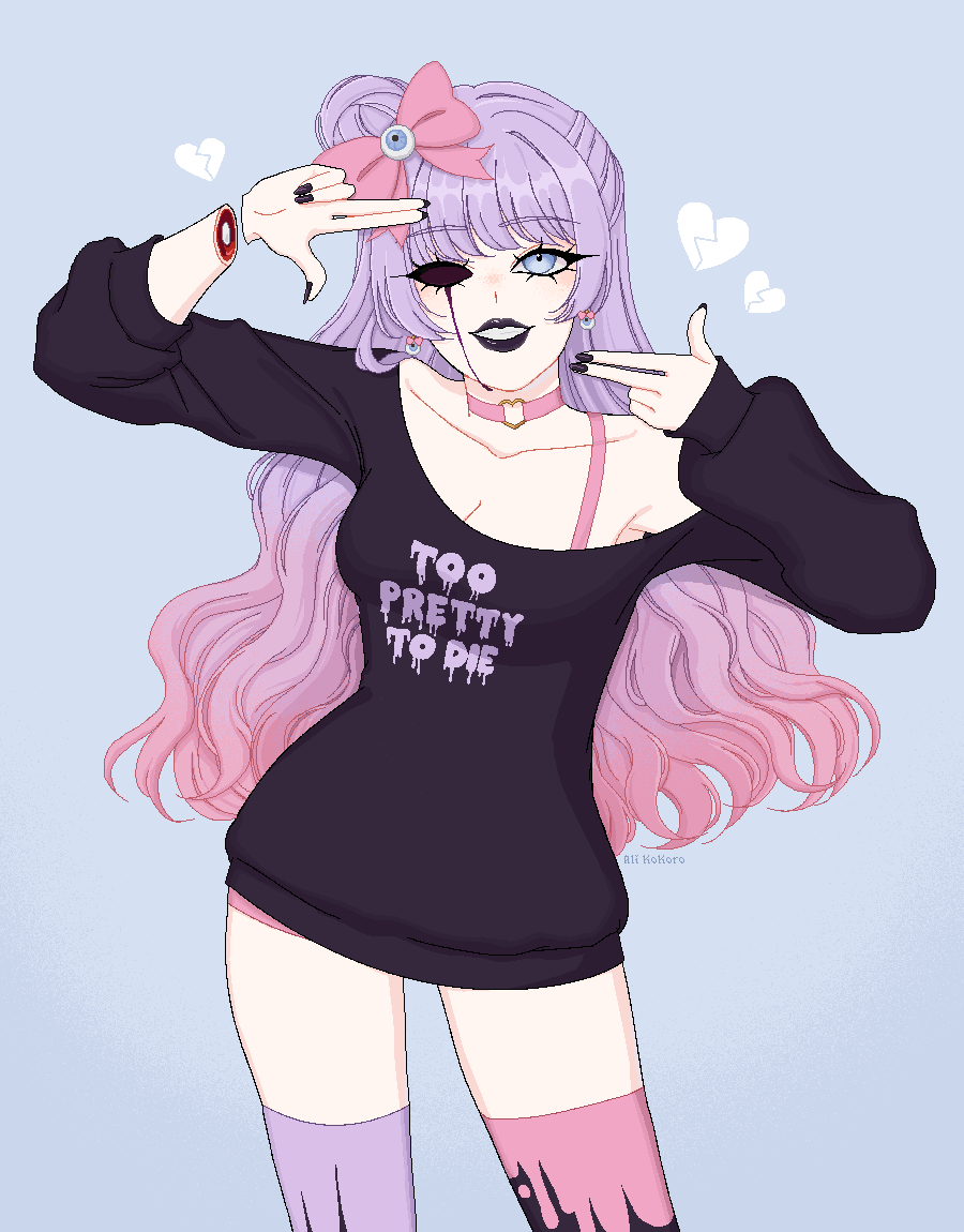 Cm Pastel Goth Girl By Alikokoro On Deviantart
