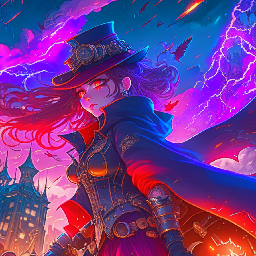 Crimson Steampunk Witch3 By Zealotxdrd On Deviantart