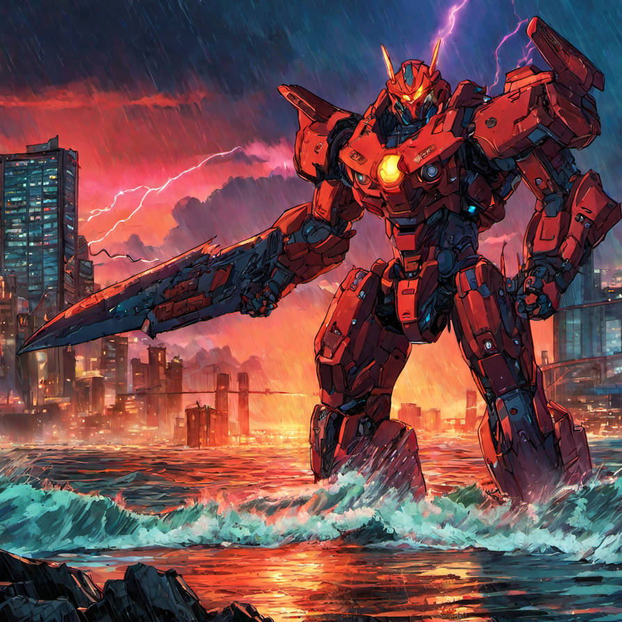 Jaeger Mech In Red3 By Zealotxdrd On Deviantart