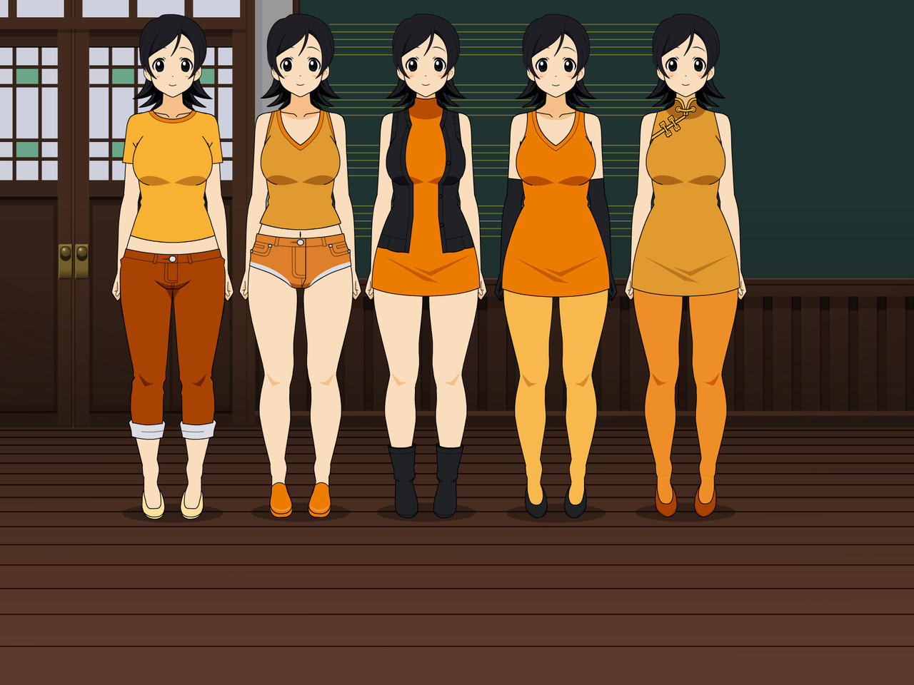 Junkos Outfits By Ninjakingofhearts On Deviantart