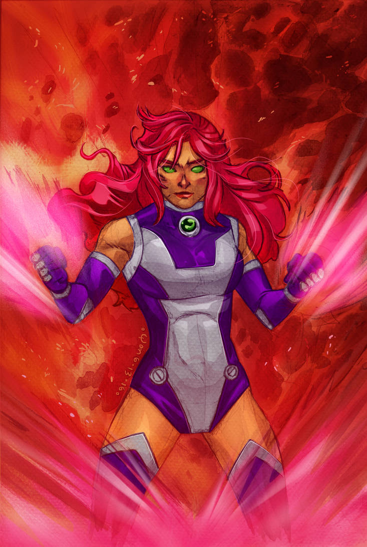 Dc Rebirth Starfire By Wansworld On Deviantart