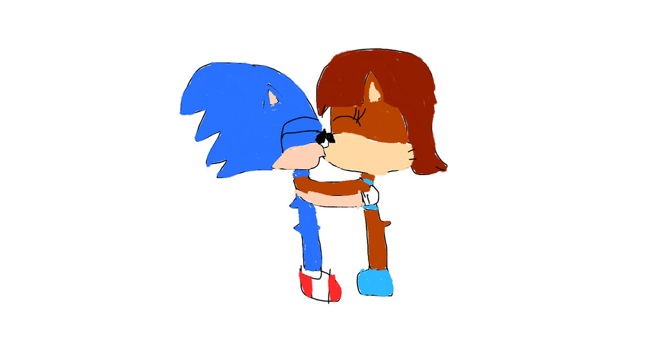 Sonic And Sally Kissing By Simpsonsfanatic33 On Deviantart