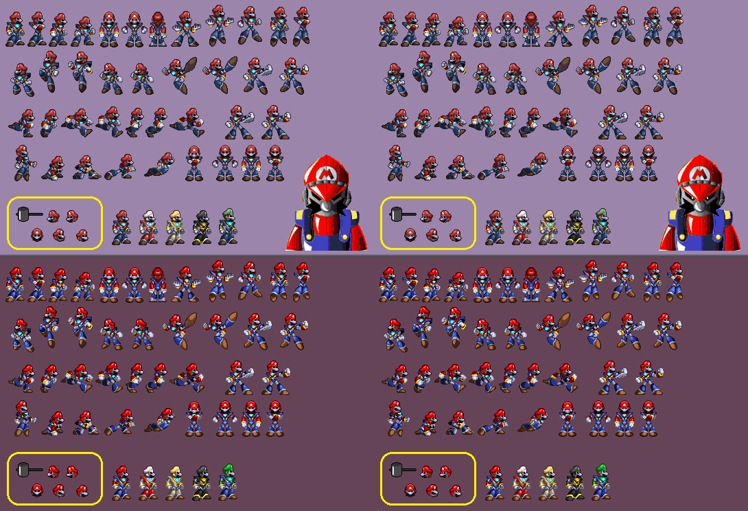 New Mecha Mario - Mini Sprite Sheet UPDATE by AS02X on DeviantArt New Mecha Mario - Mini Sprite Sheet UPDATE by AS02X on DeviantArt