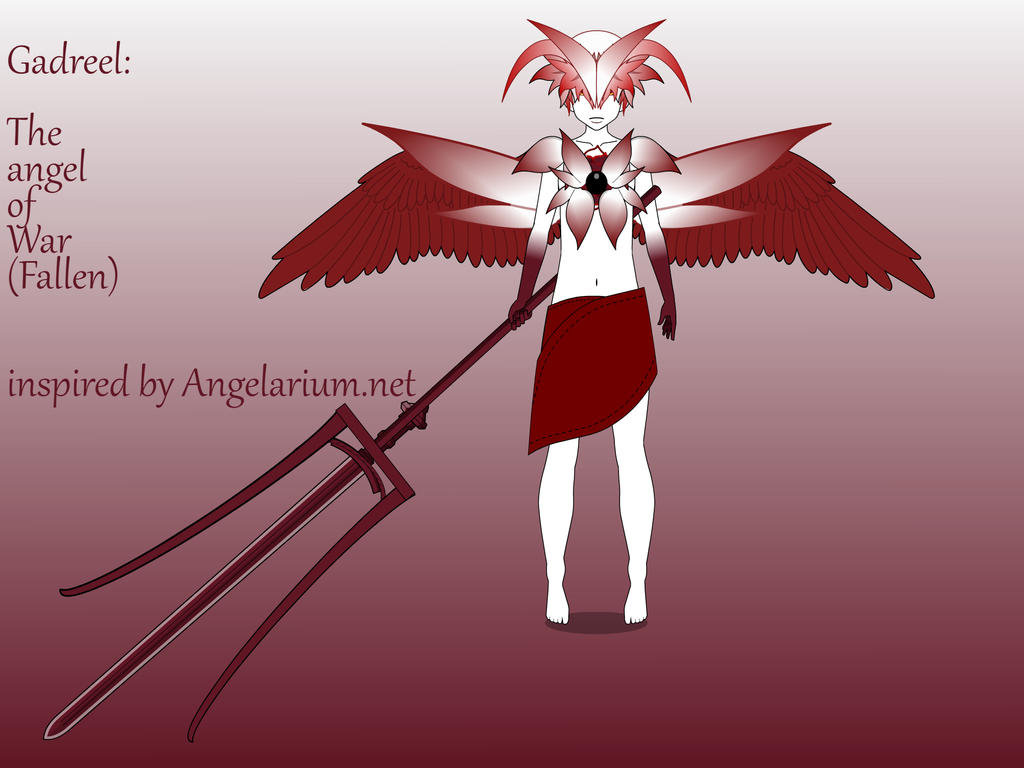 Gadreel The Angel Of War Fallen By Corruptedglitch On Deviantart