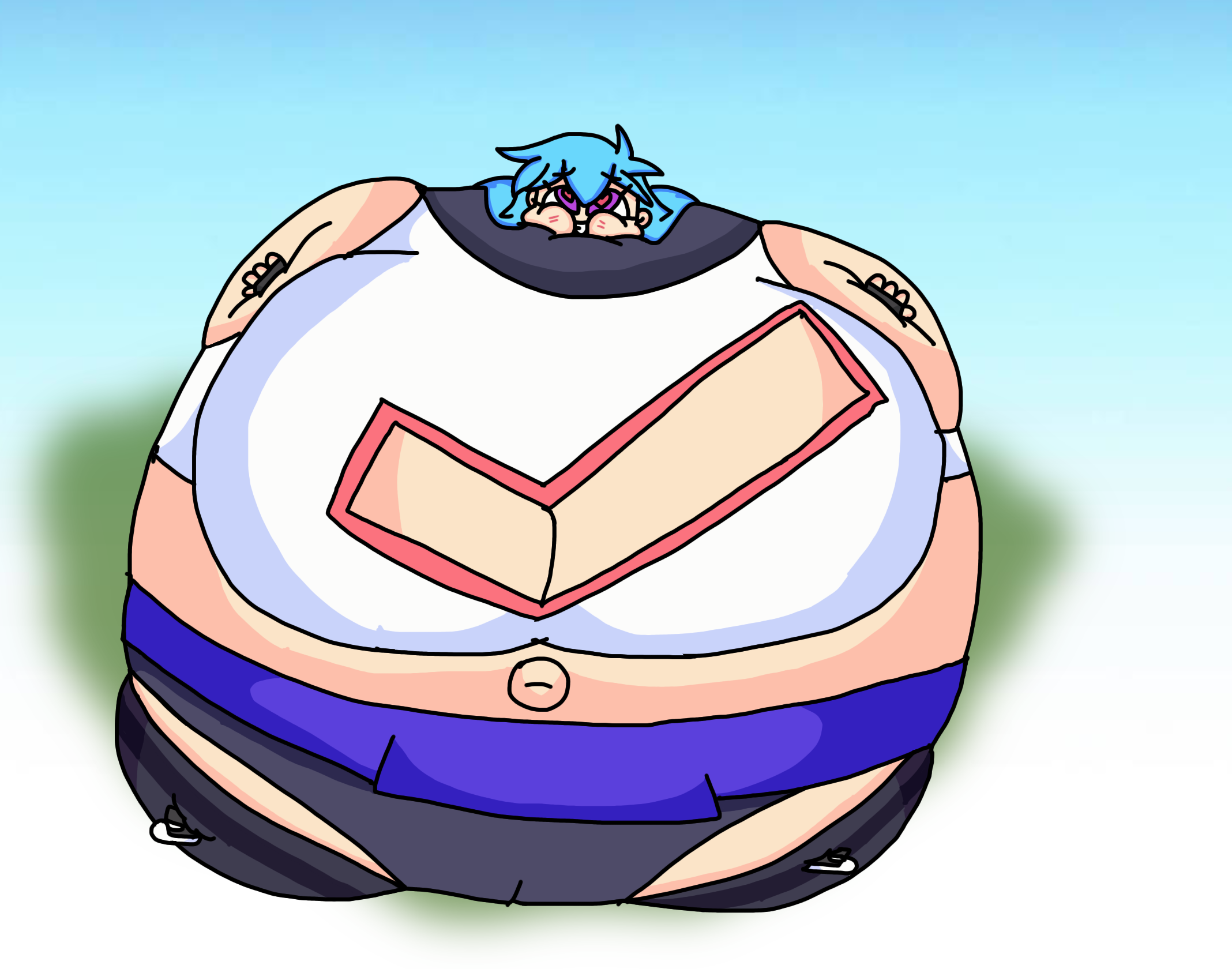 Infinity Inflated Skyblue Fart Alt By Dylanyoung2007 On Deviantart
