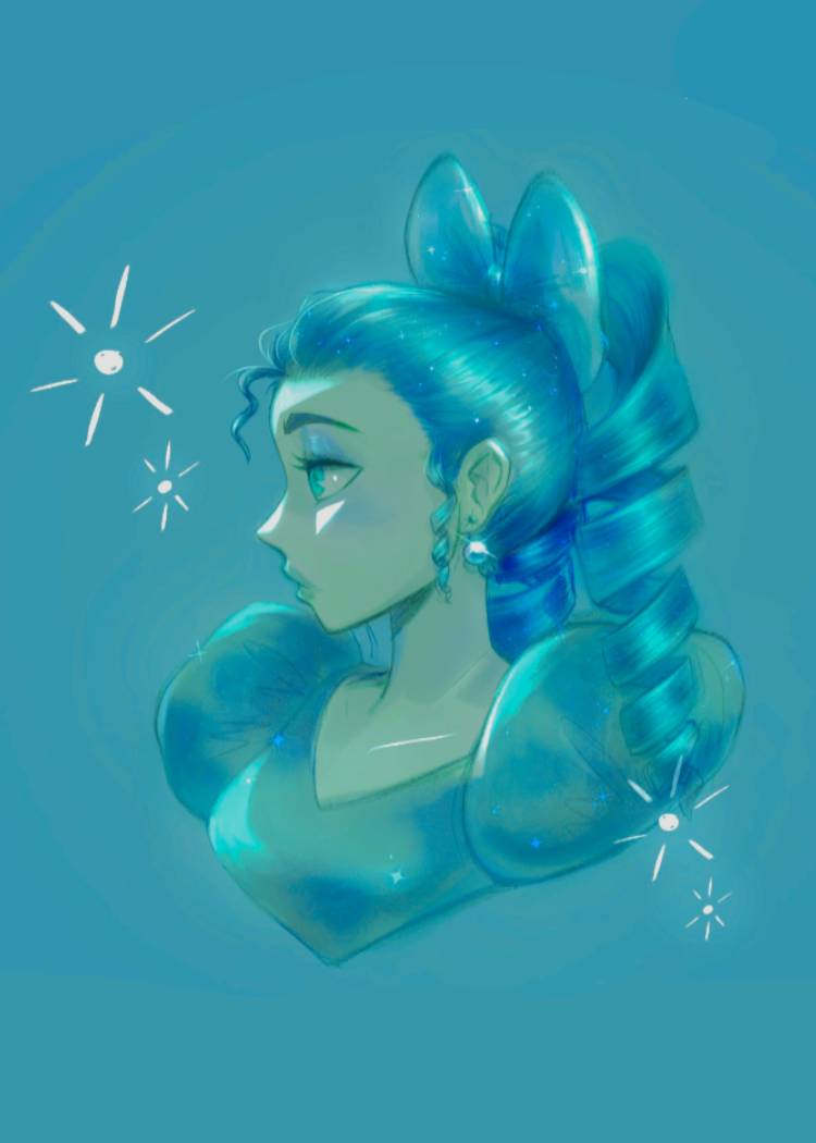 Ice Girl Portrait By Fir3quackers On Deviantart