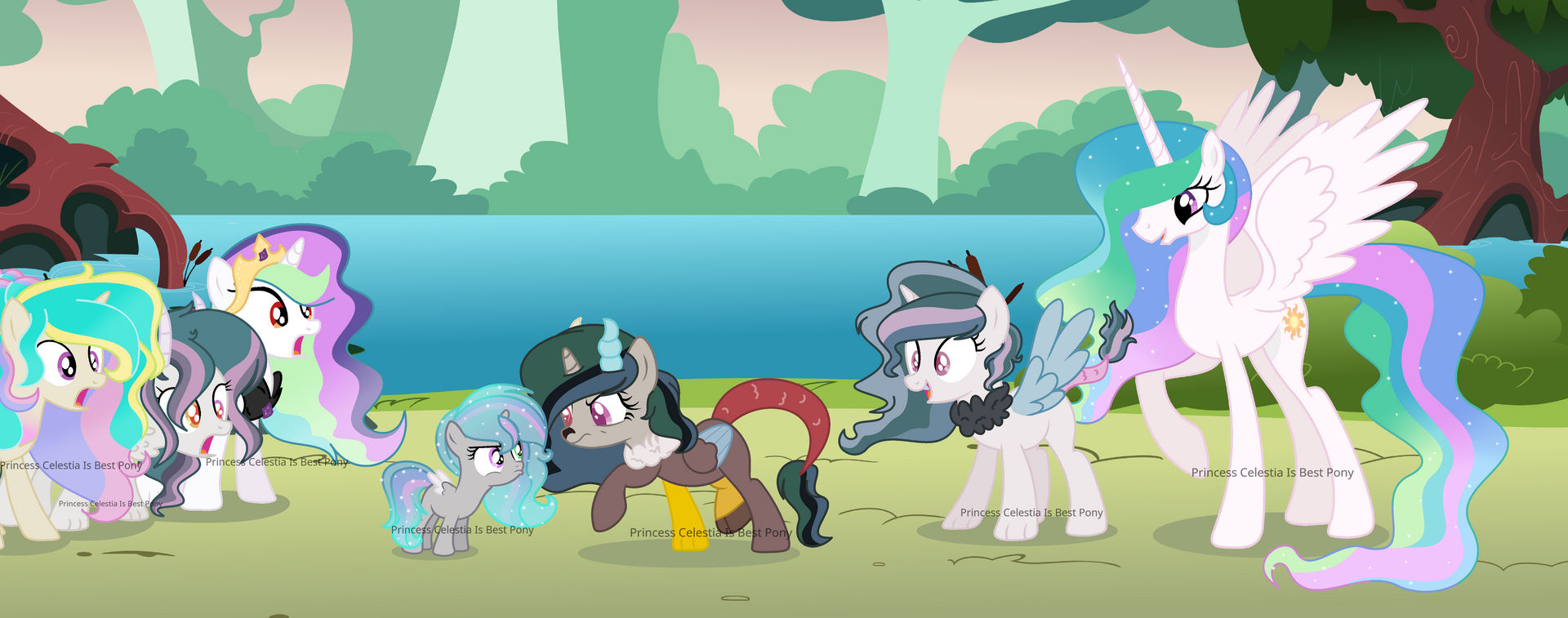 Mlp Fis Ng Staring Contest By Savannah London On Deviantart