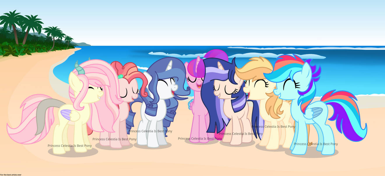 Mlp T We Are At The Beach By Savannah London On Deviantart