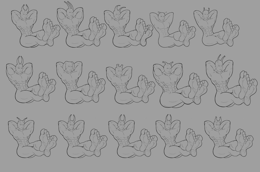 Sektan Feet Naked Sfw Lines By Darkshiner8 On Deviantart