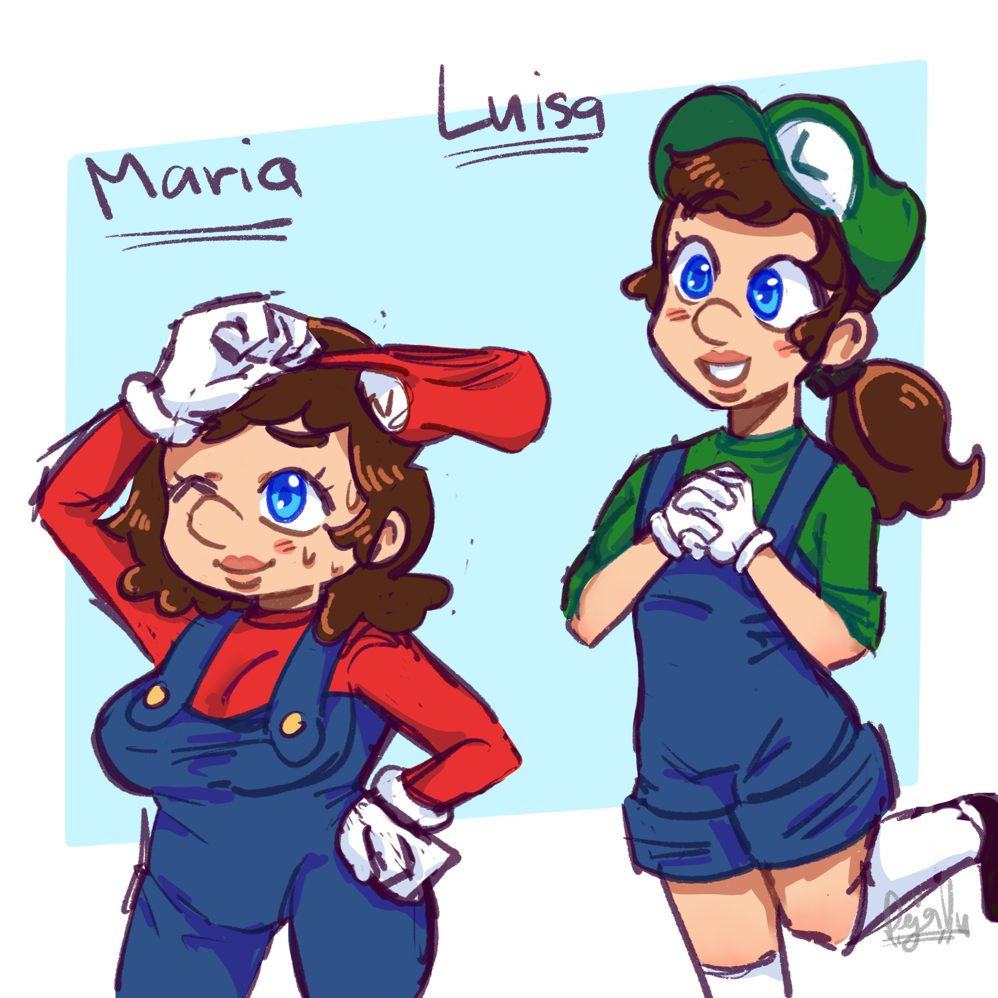 Mario Luigi Gender Bender By Vuvu1artimp On Deviantart