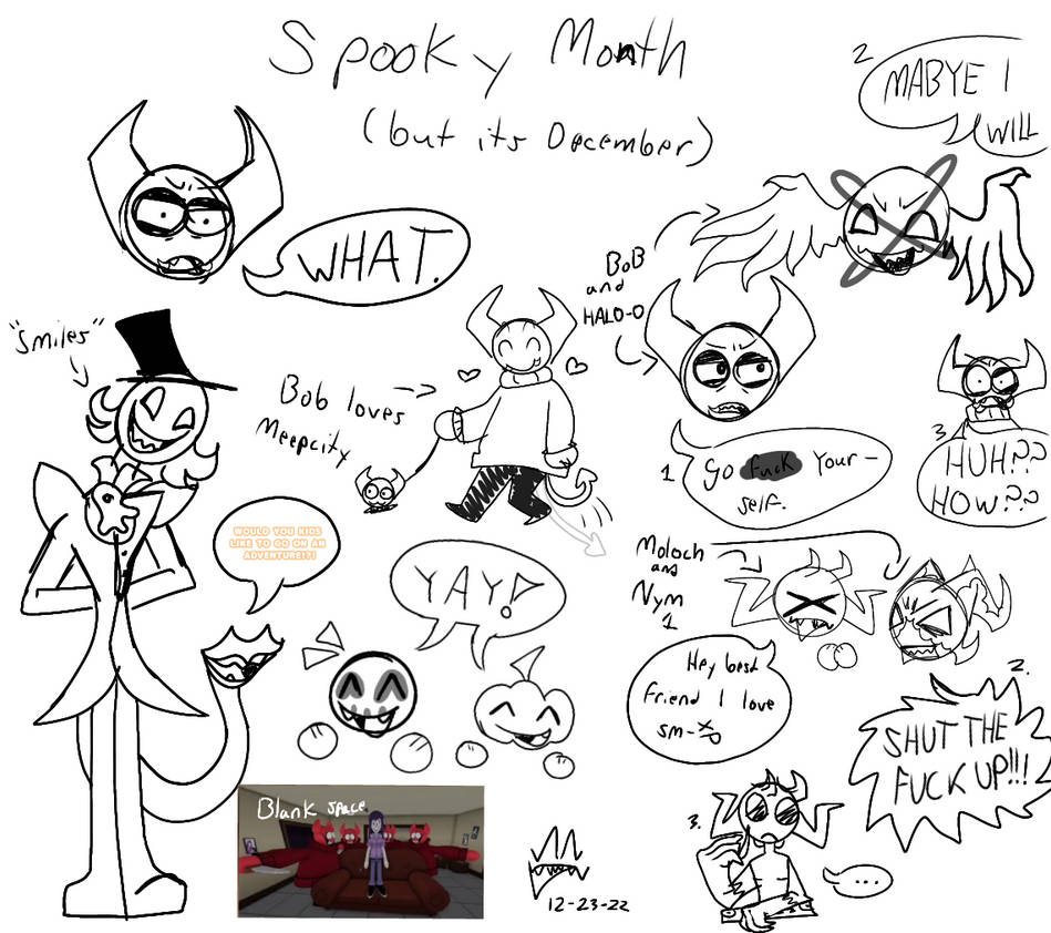 Spooky Month Doodles 1 By Snailll7 On Deviantart