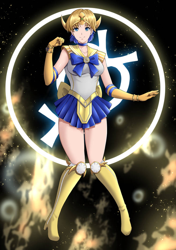 Sailor Mercury And Solaris Fusion By Dragomaster767 On Deviantart