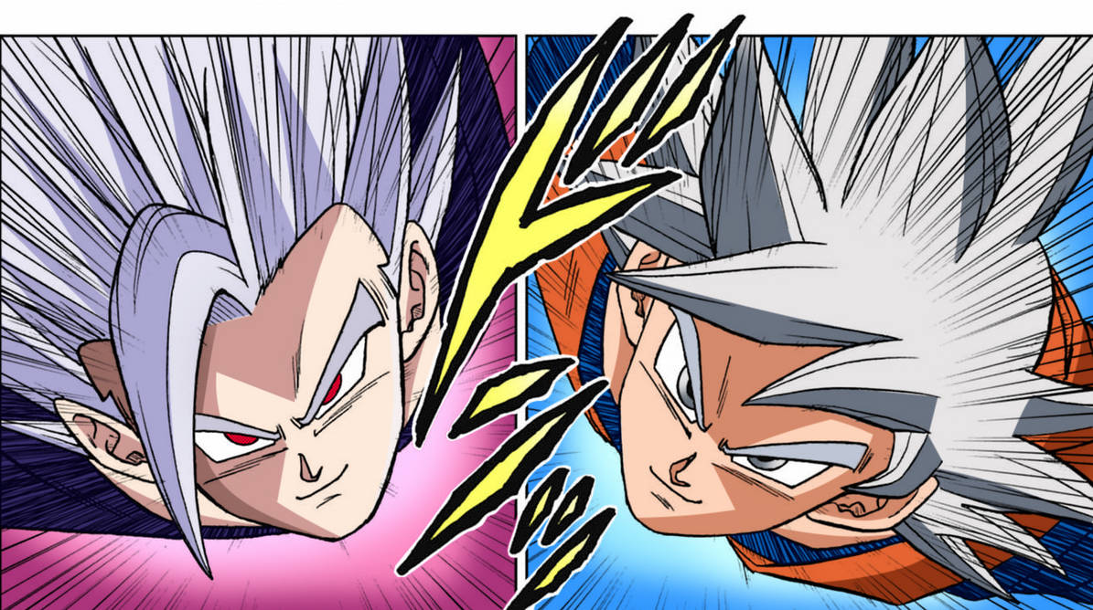 Goku Ultra Instinct VS Gohan Beast by majinneo on DeviantArt Goku Ultra Instinct VS Gohan Beast by majinneo on DeviantArt