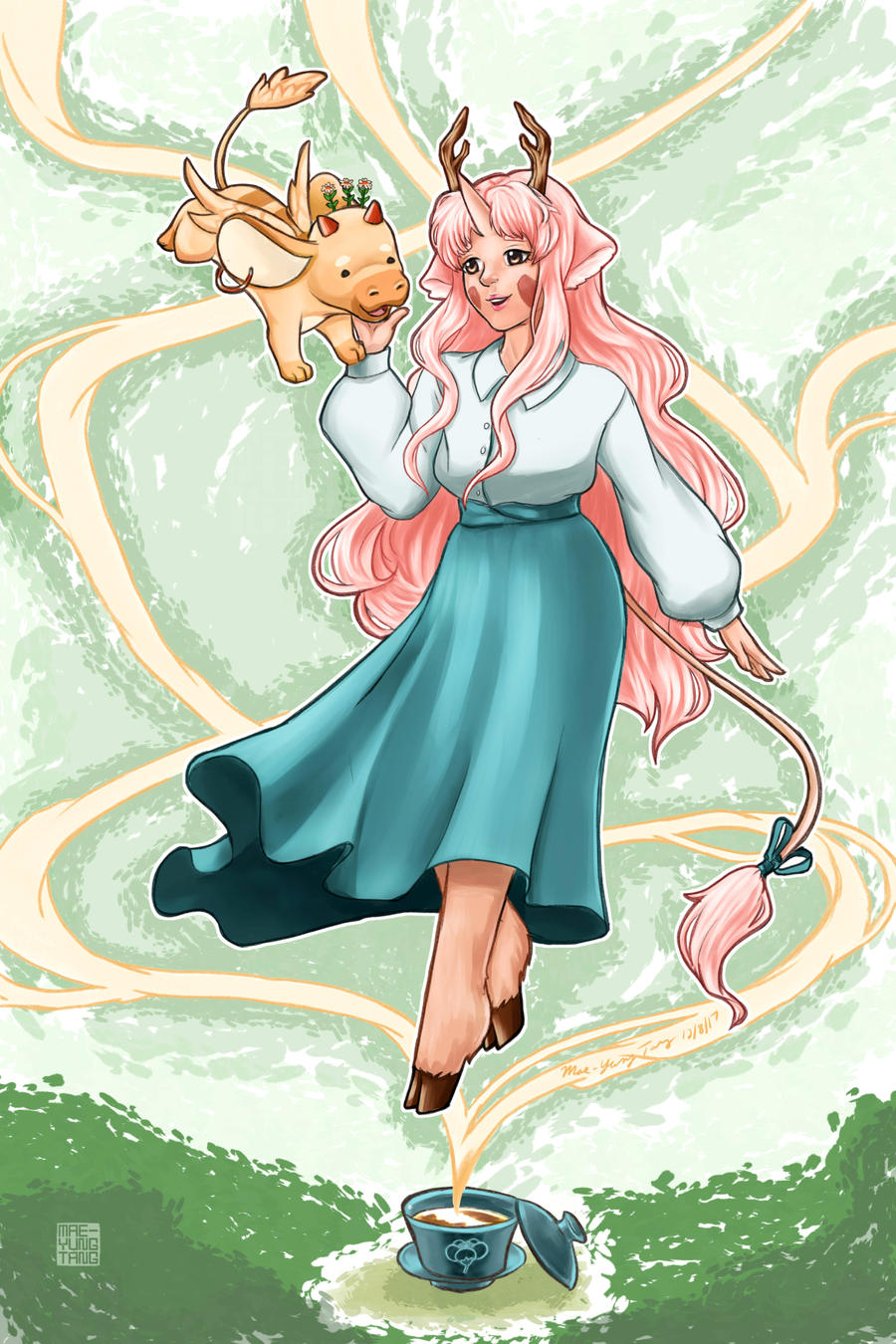Tea Dragon Society Chamomile And Minette By Myt Designs On Deviantart